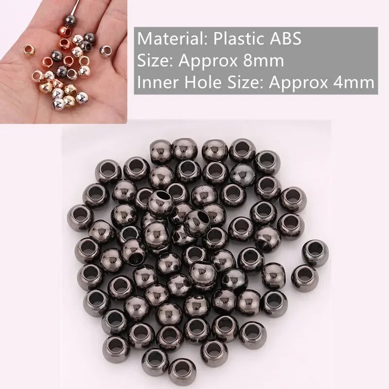Металлические кольца для волос 18 мм 50pcs NO.48