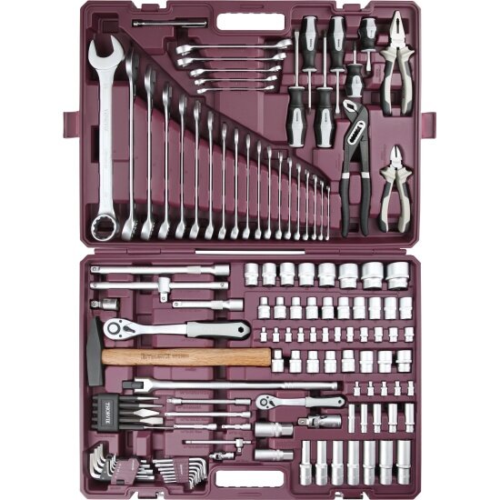 Набор инструмента универсальный Thorvik 1/4", 127 предметов