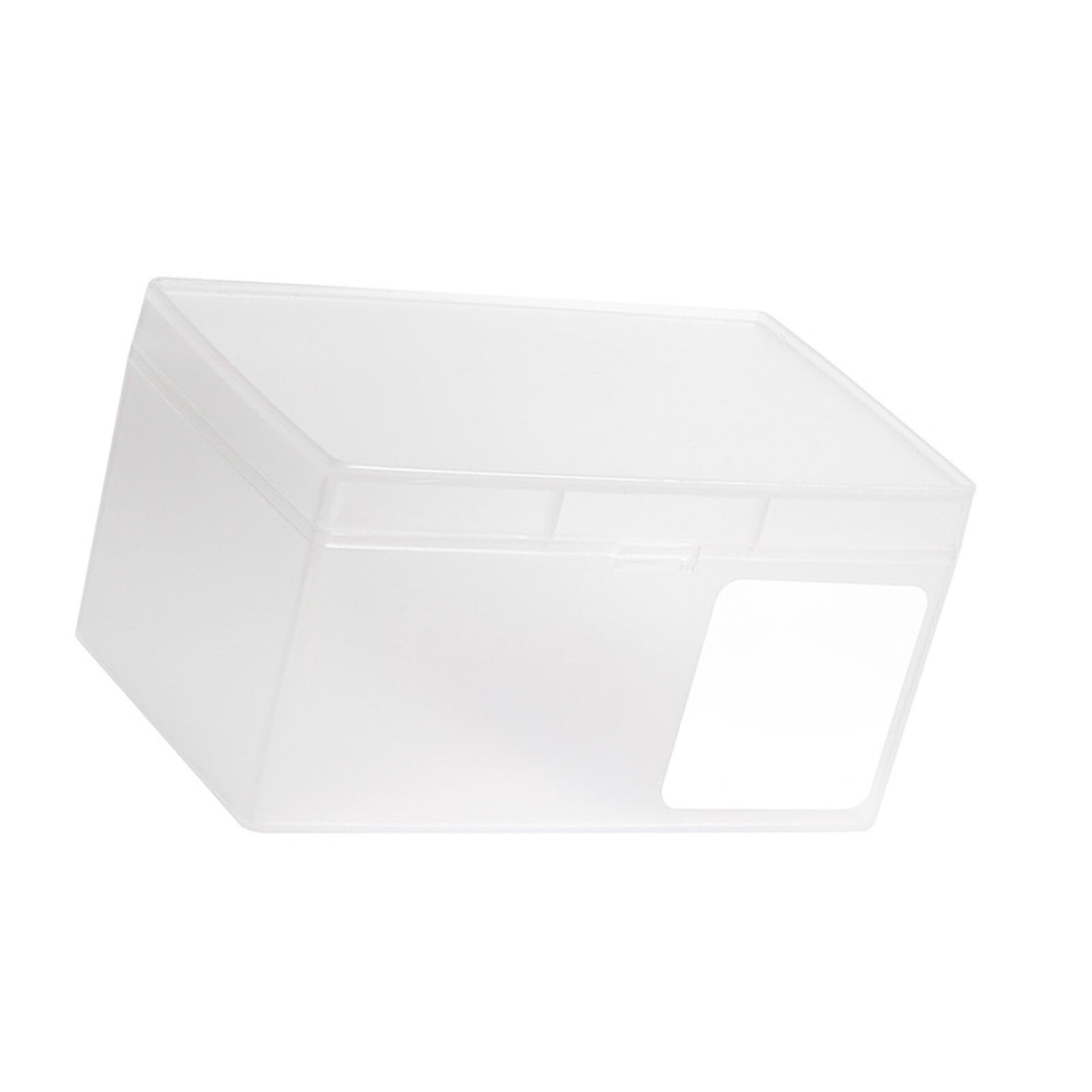 Мини-пластмассовые контейнеры для хранения, универсальные ювелирные изделия, мелкие предметы, коробка для хранения поздравительных открыток с крышкой для офиса и дома