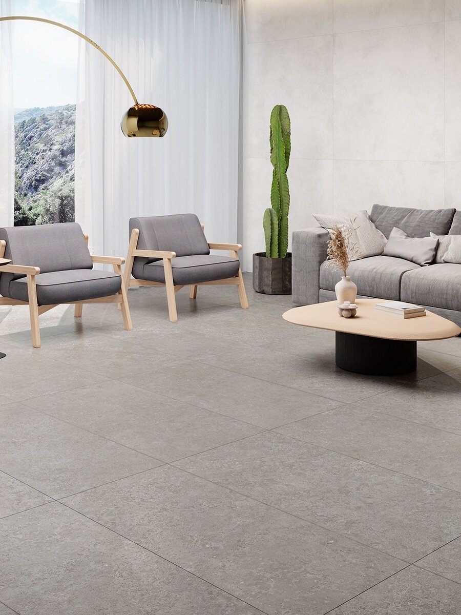 Керамогранит Navarti Batela Gris Matt 60x120 156-031-4 под камень матовая морозостойкая