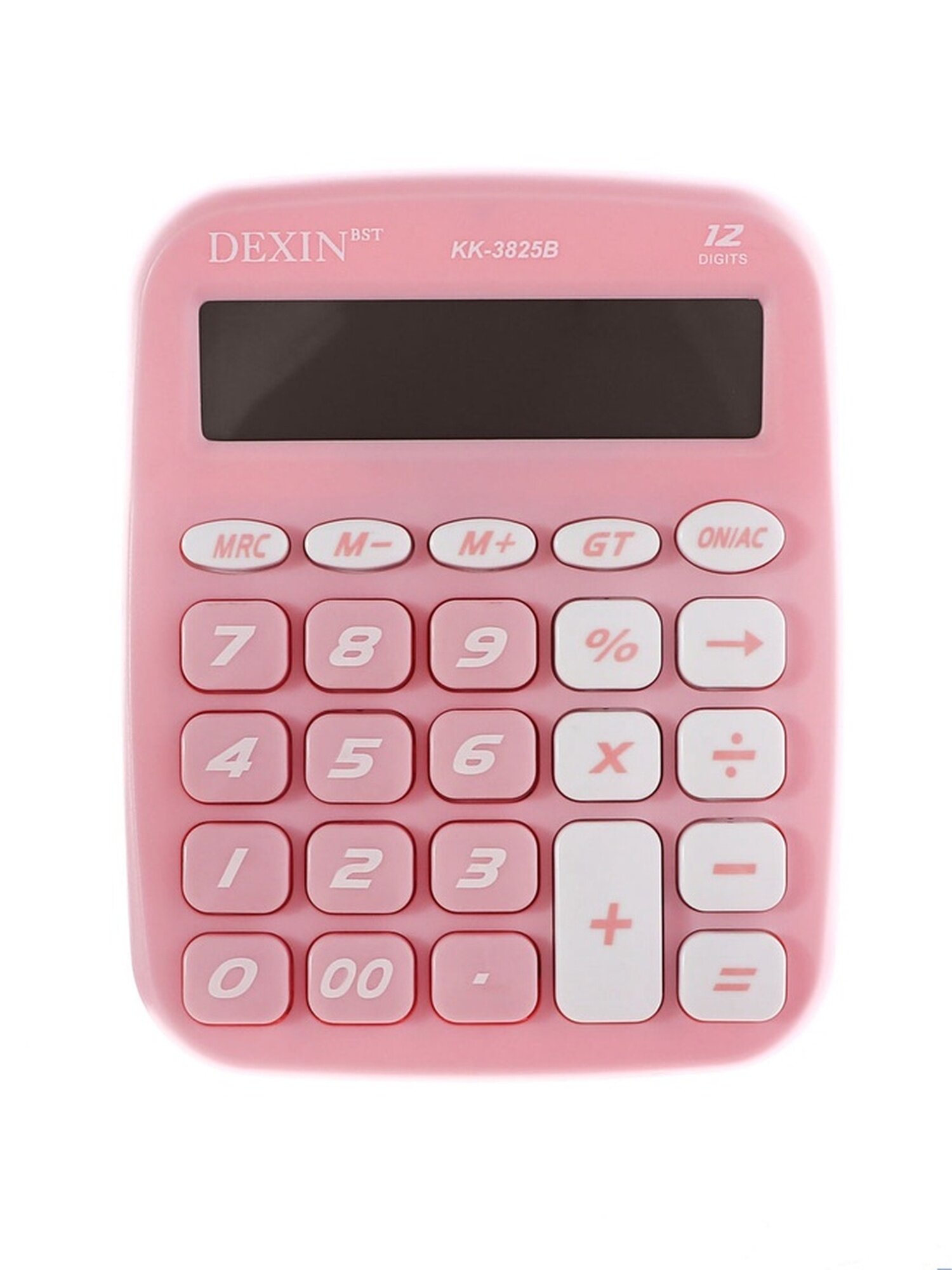 Калькулятор Сима-ленд КК-3825В, настольный, 12 разрядов, розовый, пластик
