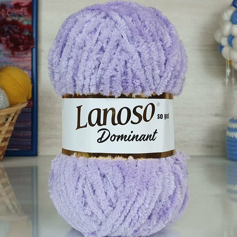 Пряжа Lanoso DOMINANT 947 сирень (5 мотков)
