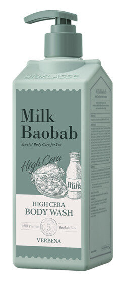 Milk Baobab High Cera Body Wash Verbena гель для душа с ароматом вербены (500мл.)