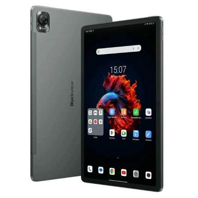 11,5" Планшет Blackview MEGA 1 (MEGA 1) 256 ГБ серый - 2000x1200, IPS, 8x2,2 ГГц, 12 ГБ, 8800 мА*ч, Android