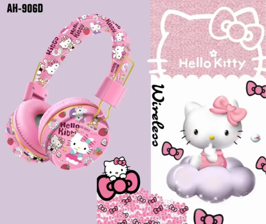 Беспроводные наушники Kitty, детские, накладные, с bluetooth