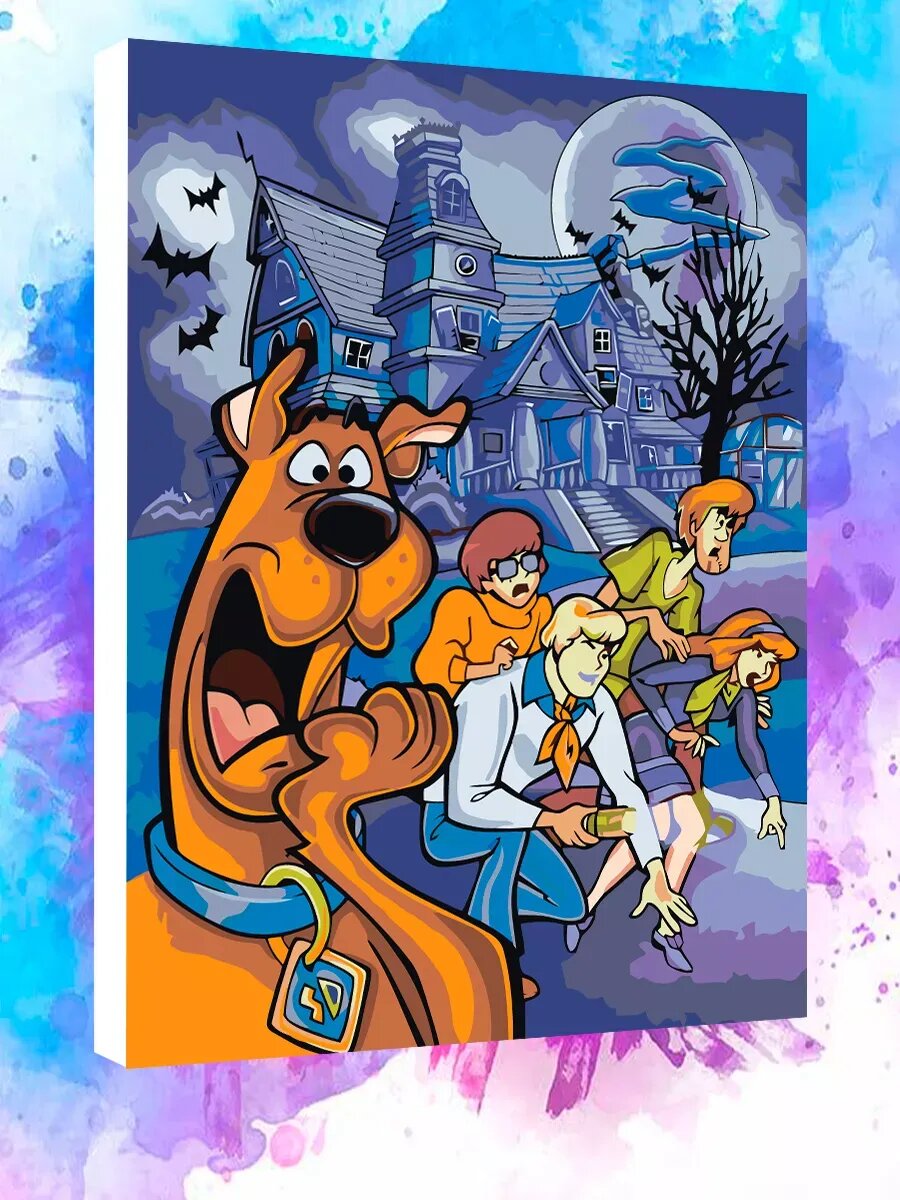 Картина по номерам Скуби Ду Мультфильм