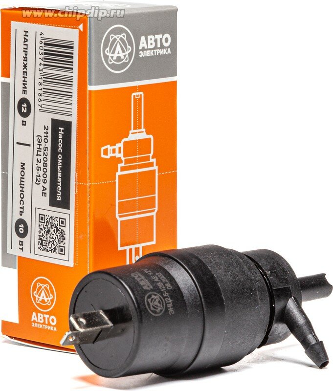 Мотор бачка омывателя насос 2108 н/о давл.2,5 AVTOELECTRICA ЭНЦ 2,5-12В AE