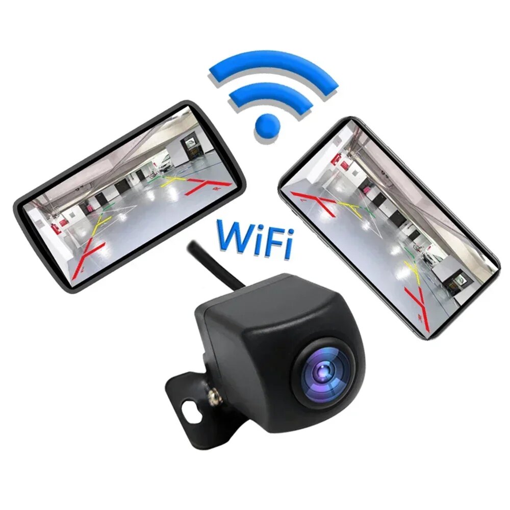 Беспроводная камера, Wi-Fi, камера заднего вида для IP67, автомобильная резервная камера Wi-Fi, водонепроницаемая ЖК-дисплей, беспроводной монитор заднего вида, устройство