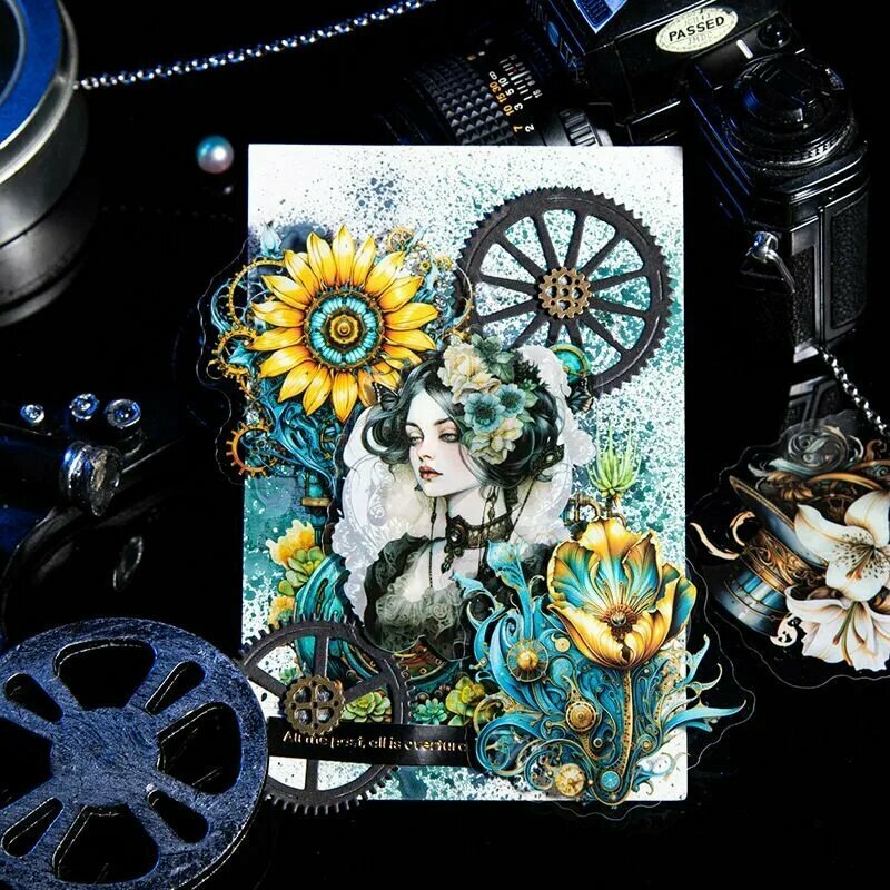 Книжка-раскраска в Растения, Альбом для рисования Растения, Книга каракулей30 см*21 см, подходит для раскрашивания как взрослыми, так и детьми