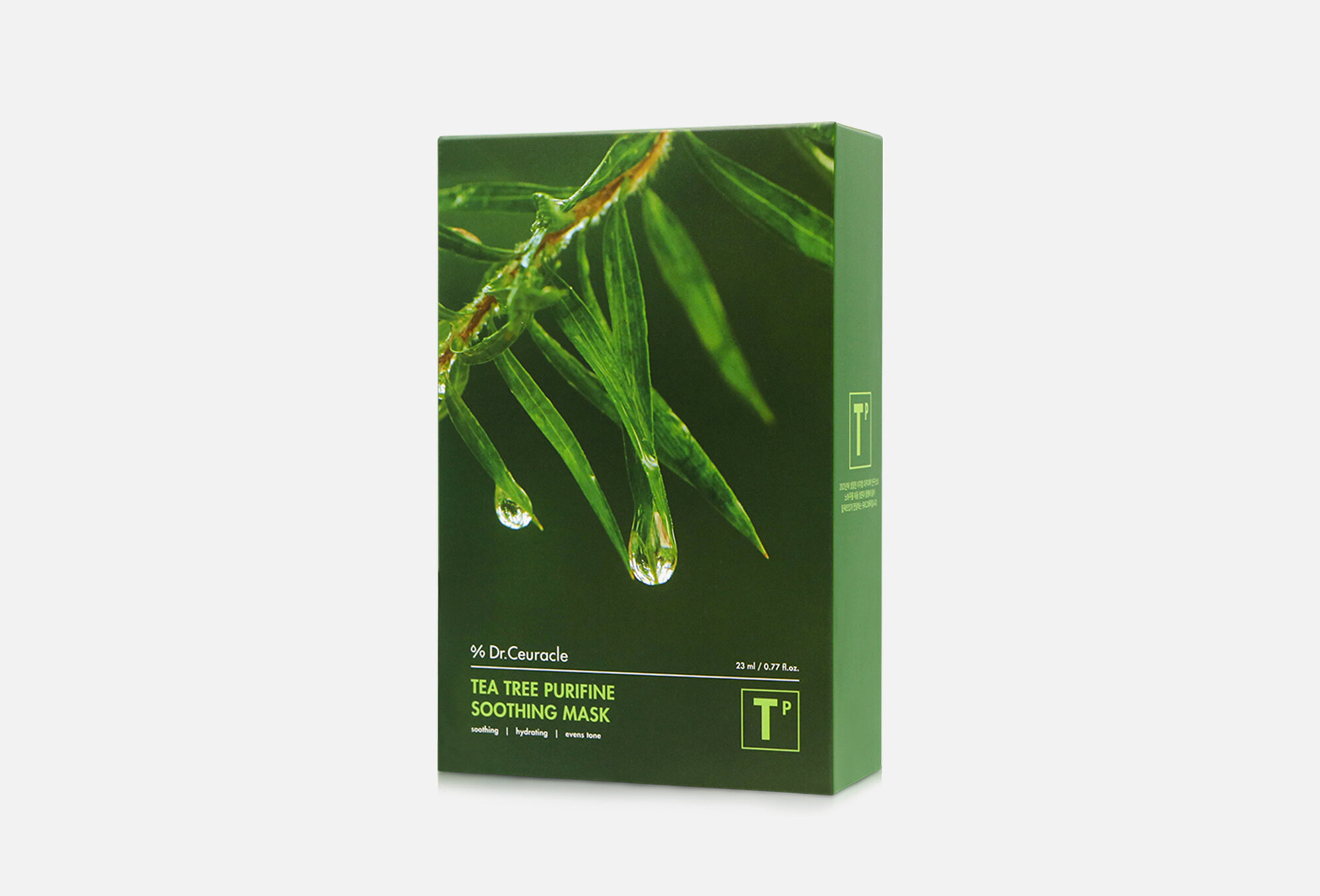Успокаивающая тканевая маска для лица DR. CEURACLE Tea Tree Purifine Soothing