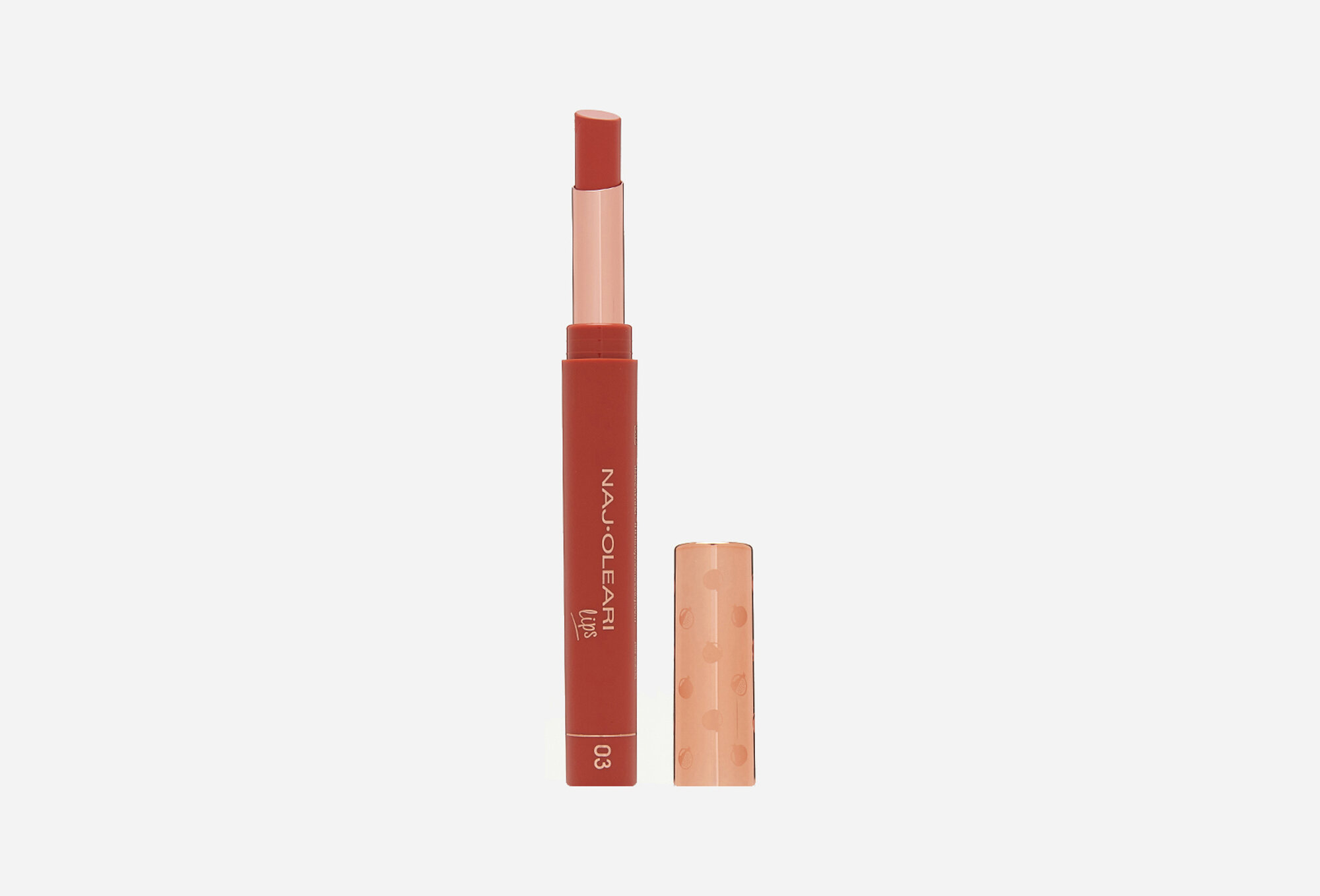 Матовая помада-стик для губ NAJ OLEARI Cachemire matte lip stylo 1.7 г 03, Orange rose