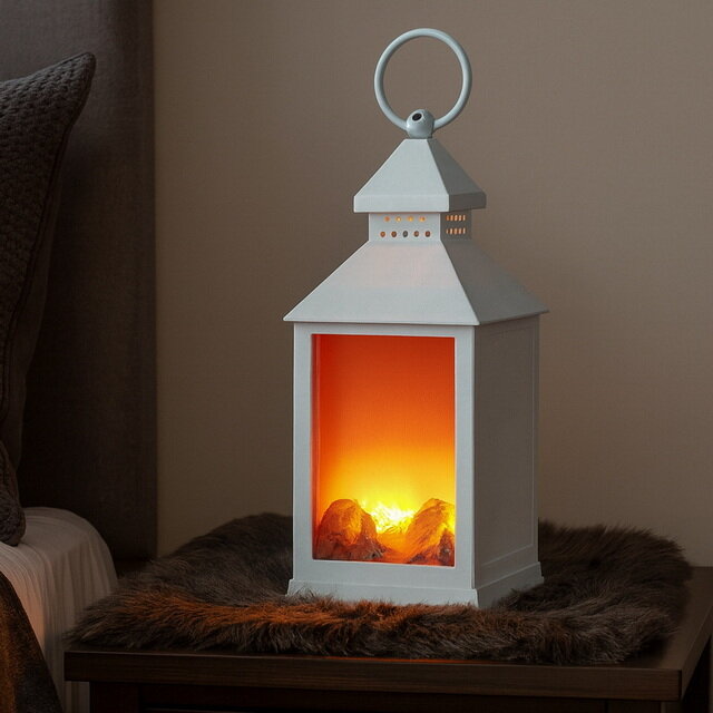 Светодиодный камин Фонарь Монблан 24 см, батарейки, Koopman, ASX000720
