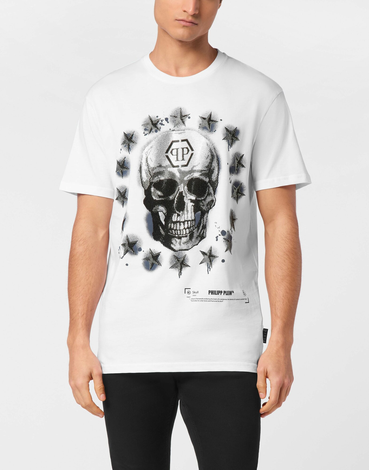 Футболка PHILIPP PLEIN, размер 48, белый — фото 1