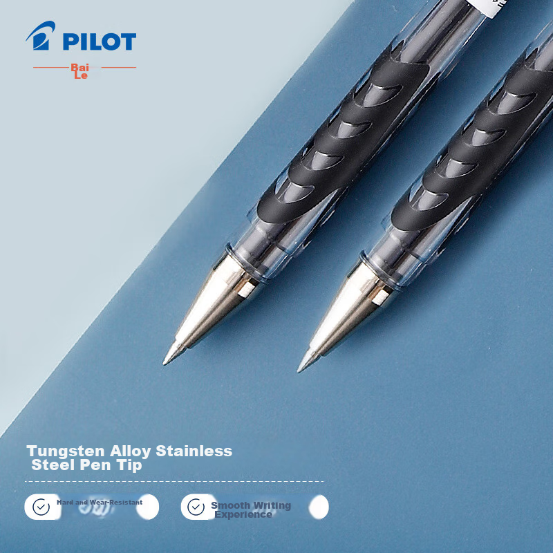 PILOT Simple Gel Pen, Bullet Tip, Smooth Writing, Ink Pen, for Students' Exams And Office Use, BL-WG 0.38mm, Black, 6-Pack