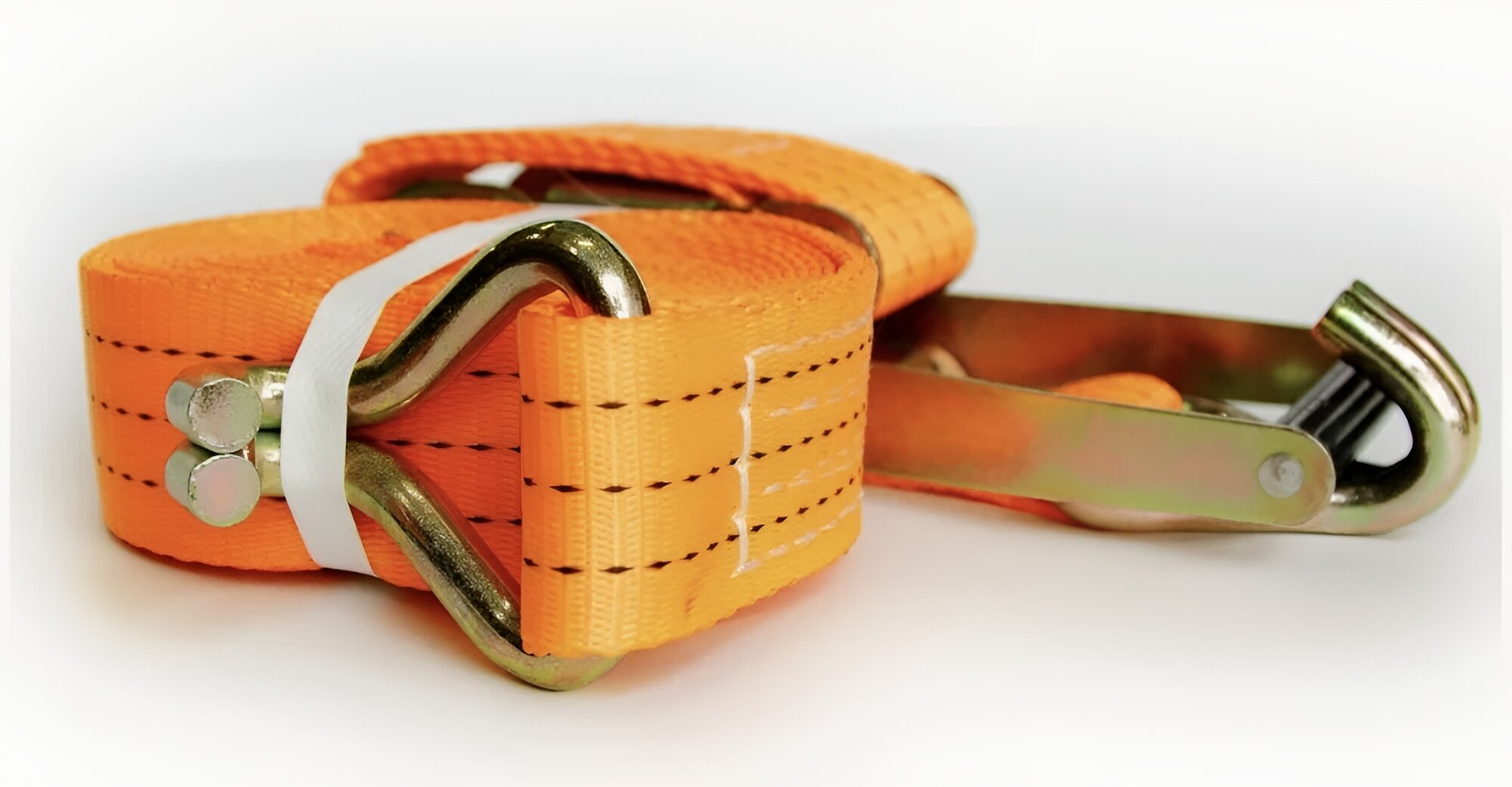 Стяжной ремень 8 М / Стяжные ремни, для крепления груза 8м, оранжевый