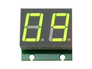 EKITS SHD0028G - Двухразрядный светодиодный семисегментный дисплей со сдвиговым регистром, зелёный, SmartModule