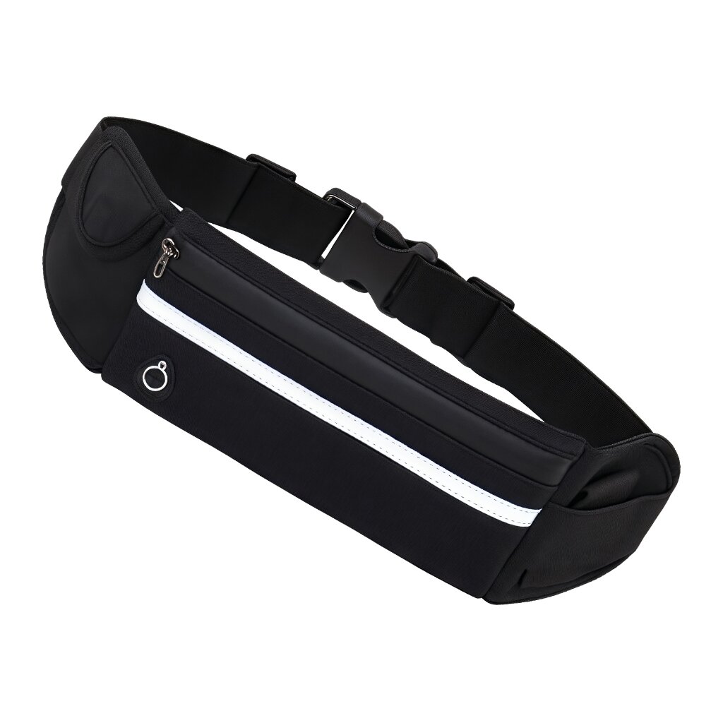 Многофункциональная Поясная Сумка Для Бега С Потайной Застежкой-Молнией И Дышащей Нейлоновой Тканью