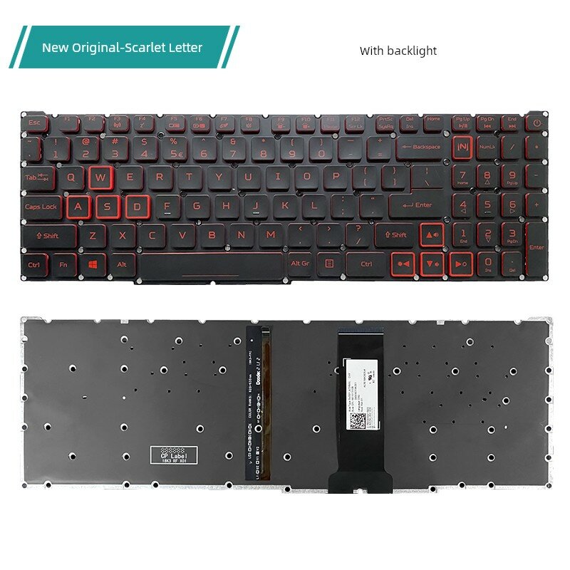 Подходит для клавиатуры Acer AN515-54/55/43 AN517 AN715-51 N18C3 N18C4 N18I3 Совершенно новый, оригинальный, красная