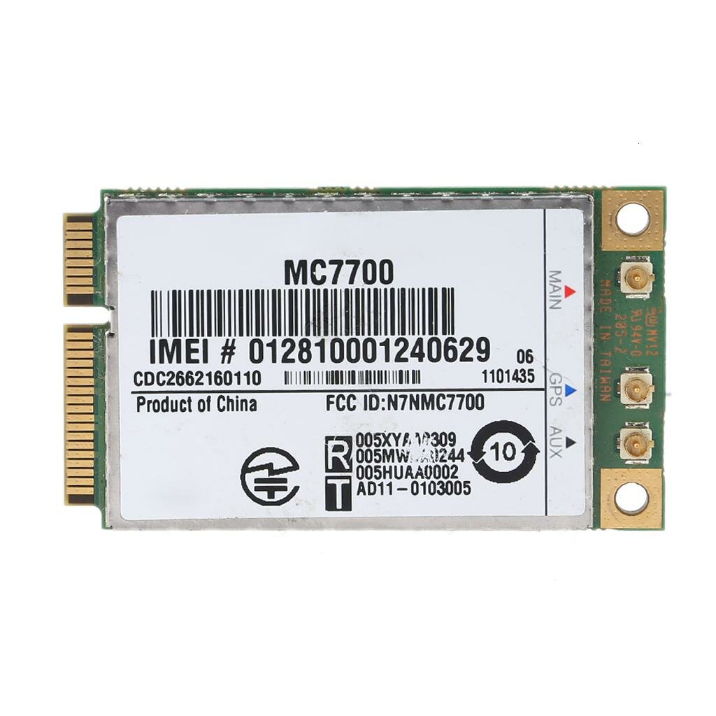 MC7700 Mini PCI-E 3G/4G модуль с GPS, Белый
