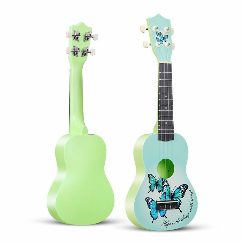 Укулеле с карбоновыми струнами длиной 21 дюйм и регулируемым тембром.