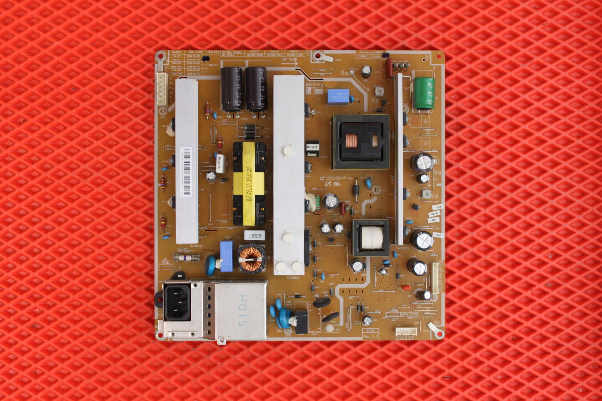 Блок питания (PSU) BN44-00443A для телевизора SAMSUNG PS51D490A1W-NN6 в надёжной упаковке