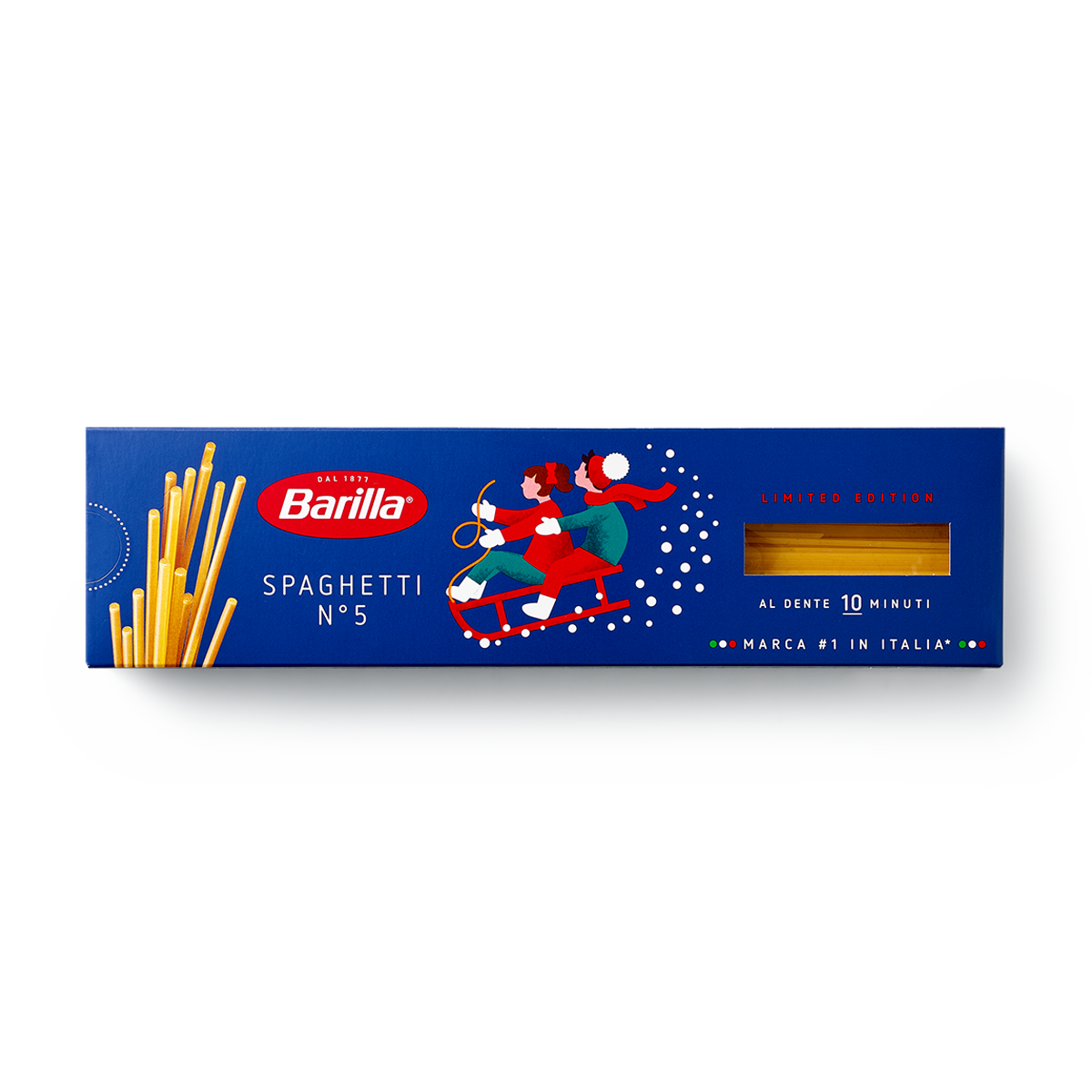 Макароны Barilla Spaghetti №5, из твердых сортов пшеницы, 450 г