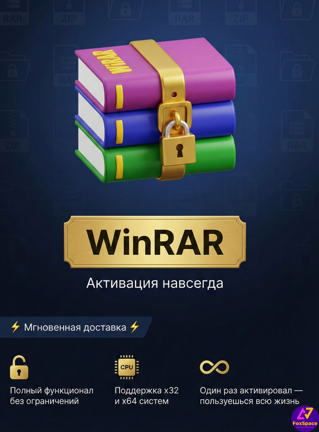 WinRAR 2026, Активация бессрочной лицензии, 3 устройства, загрузка с официального сайта