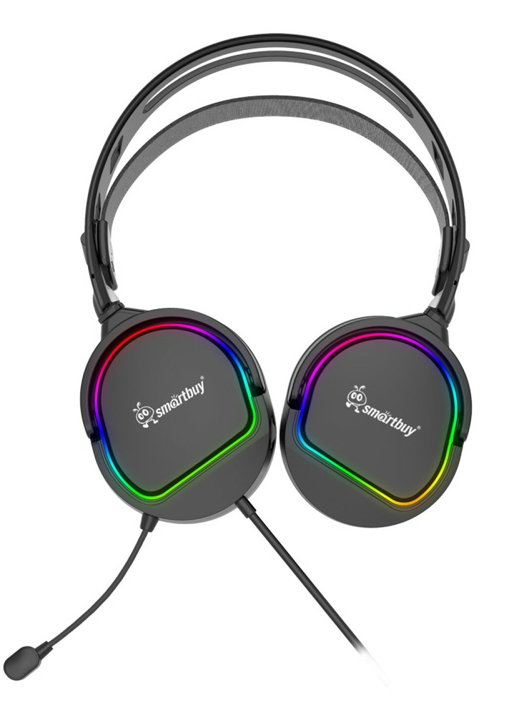 Игровая гарнитура SMARTBUY LANCER 2 SBHG-9810, 50мм динамики, LED-подсветка