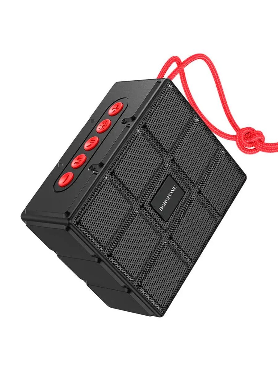 Колонка беспроводная Borofone BR16 (USB, FM, TF card, AUX) цвет черный
