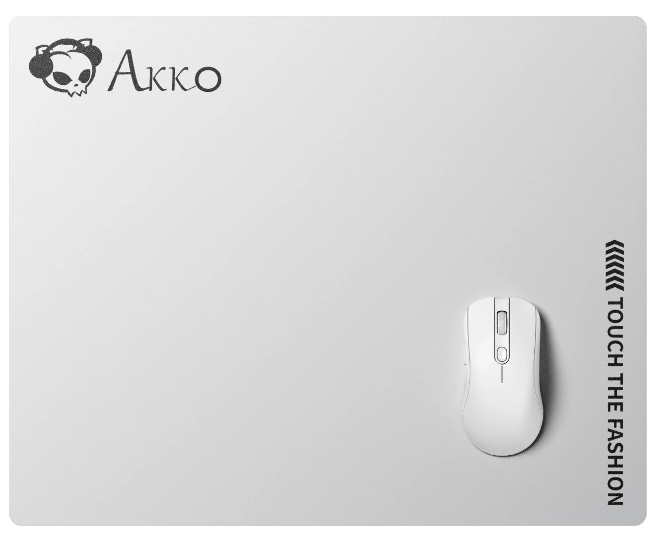 Akko Glass Gaming Mouse Pad, белый, коврик для мыши