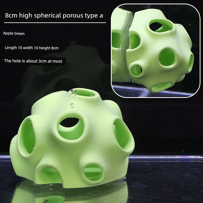 Креативное укрытие для аквариума, декоративное украшение, аквариум для разведения, укрытие для мелких рыб и креветок,