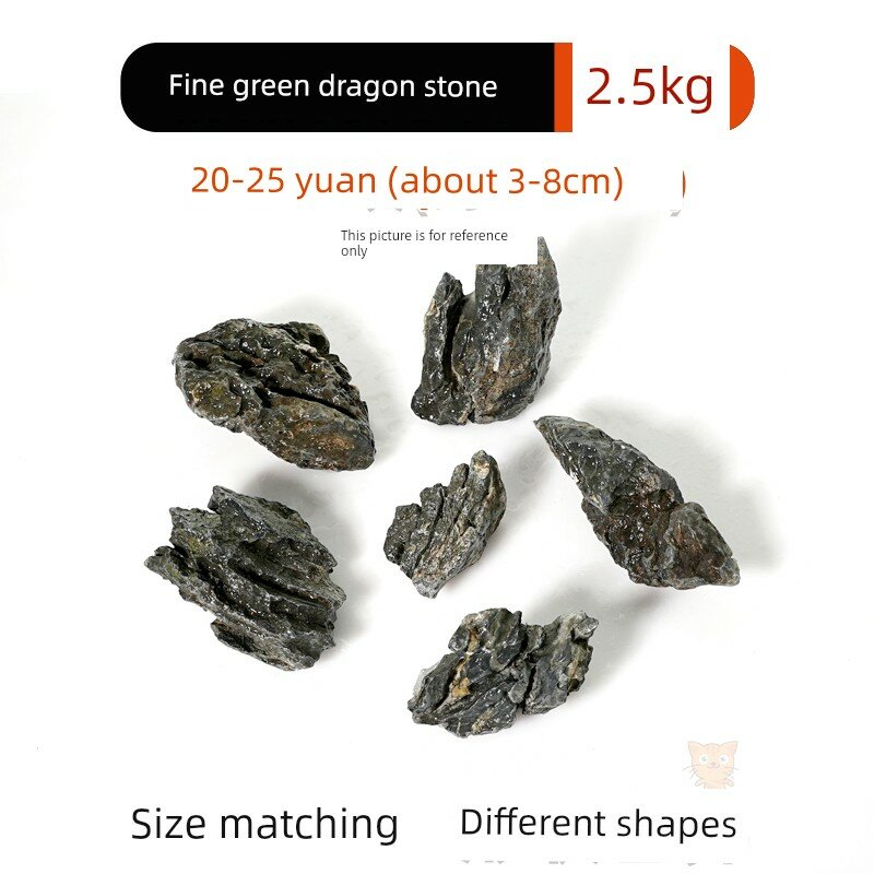 Камень для аквариума «Зеленый дракон», обработанный кислотой, натуральный камень для ландшафтного дизайна, декоративные