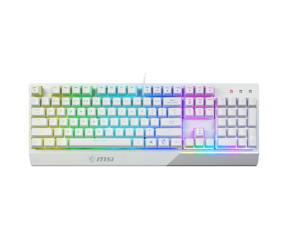 Клавиатура проводная MSI Vigor GK30 White [S11-04RU306-CLA], RGB