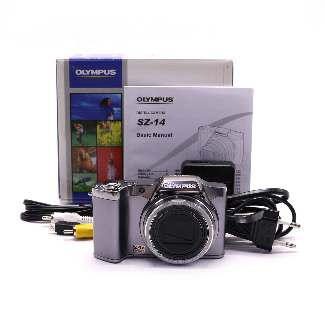 Компактный фотоаппарат Olympus SZ-14 в упаковке
