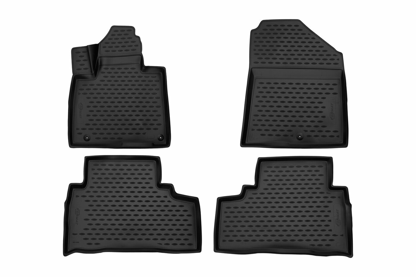 Коврики в салон KIA Sorento Prime, 2015-2020, 5/7 мест, 4 шт.
