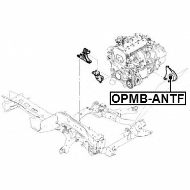 Сайлентблок опоры двигателя для Chevrolet Captiva (C100) 2006-2010