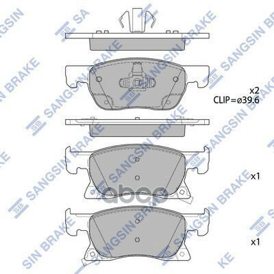 Колодки тормозные Sangsin brake арт. SP4240
