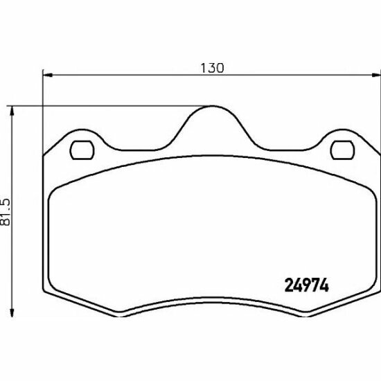 Колодки тормозные Mintex MDB3077, 4 шт