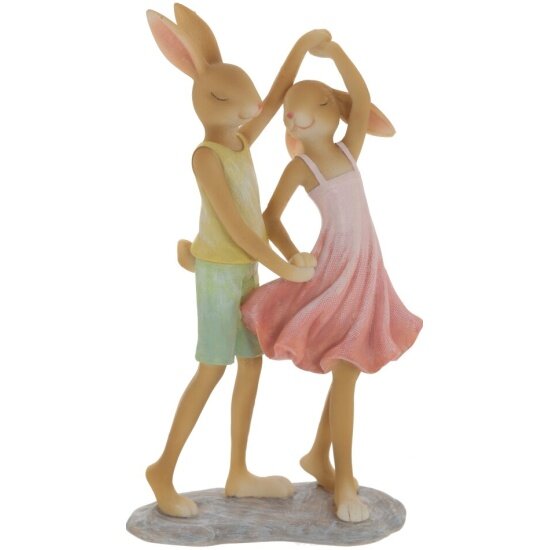 Фигурка декоративная Remeco Collection "Зайцы", 12х7х21 см (795642)