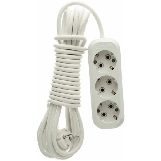 Удлинитель Makel 3х10м с заземл. 16А IP20, MGP138