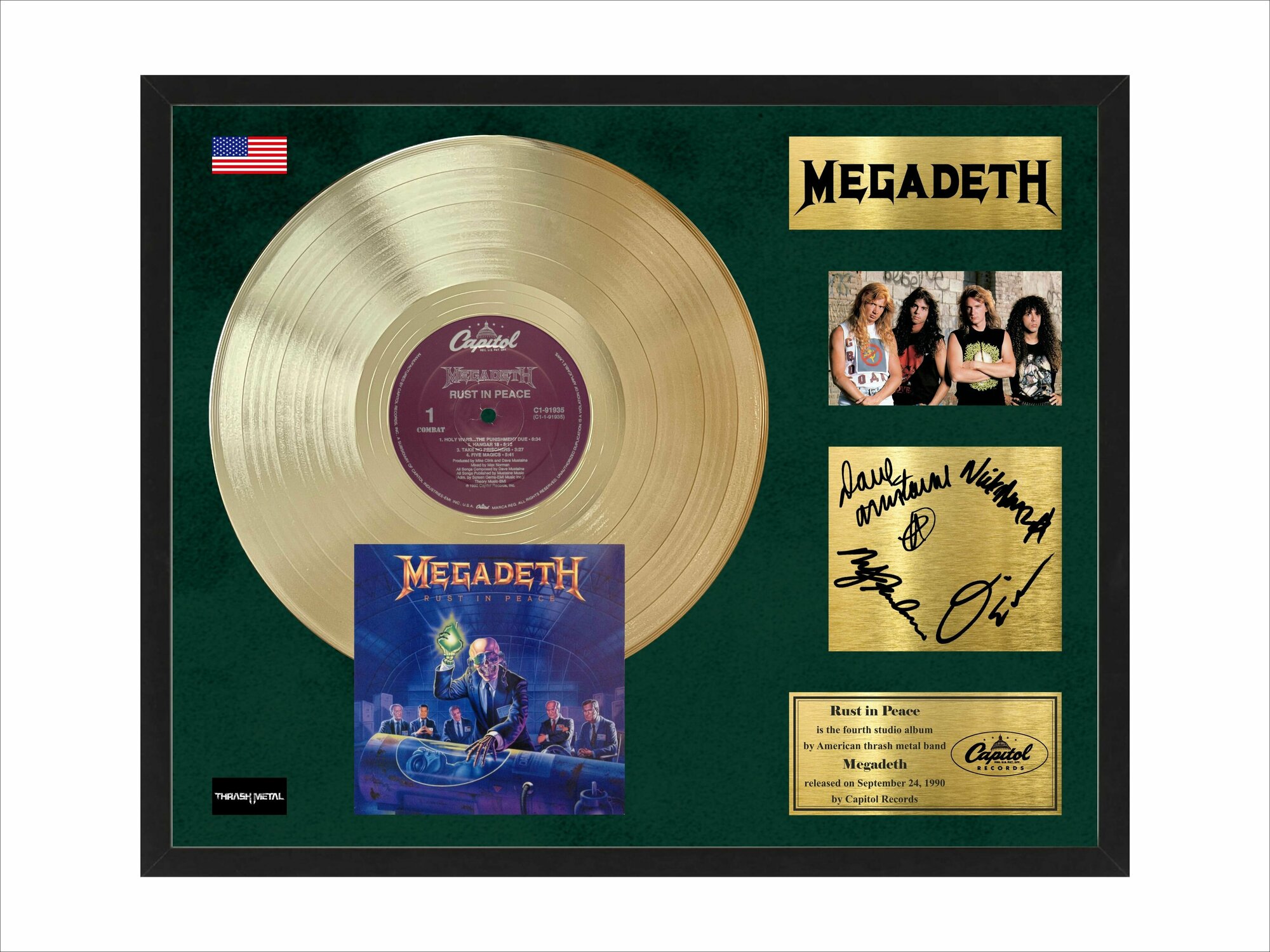 Megadeth Rust in Peace подарочная картина
