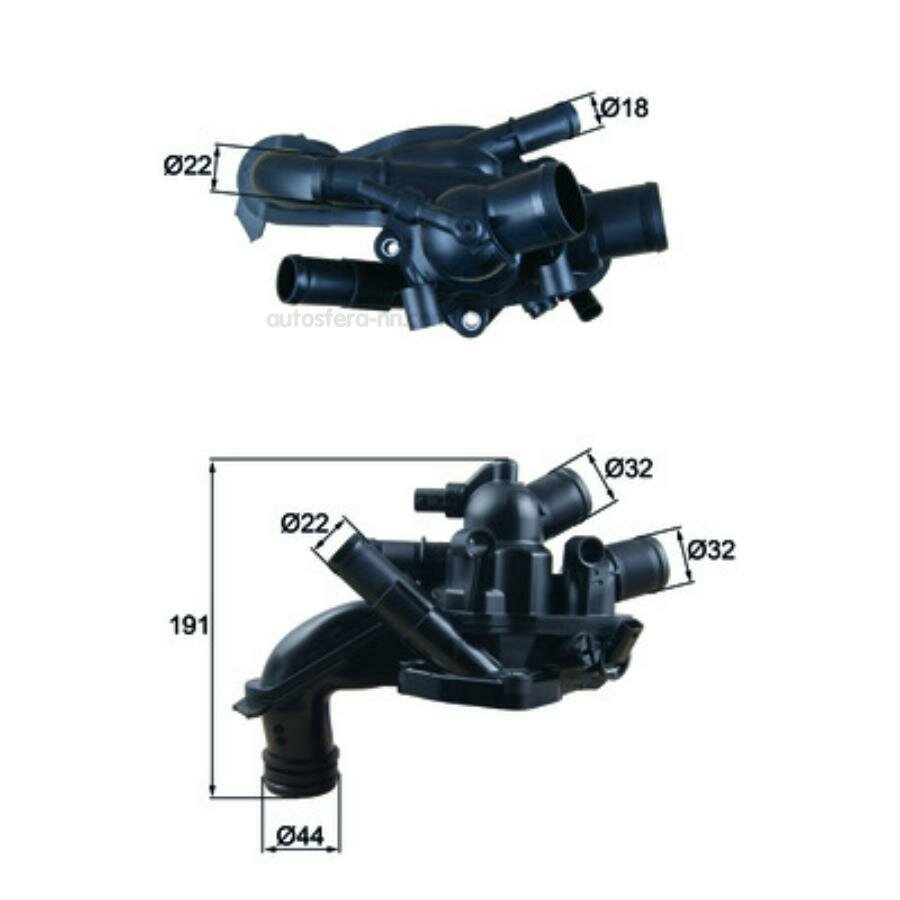 MAHLE TM46105 Термостат MINI: MINI COOPER 1.6 09-16