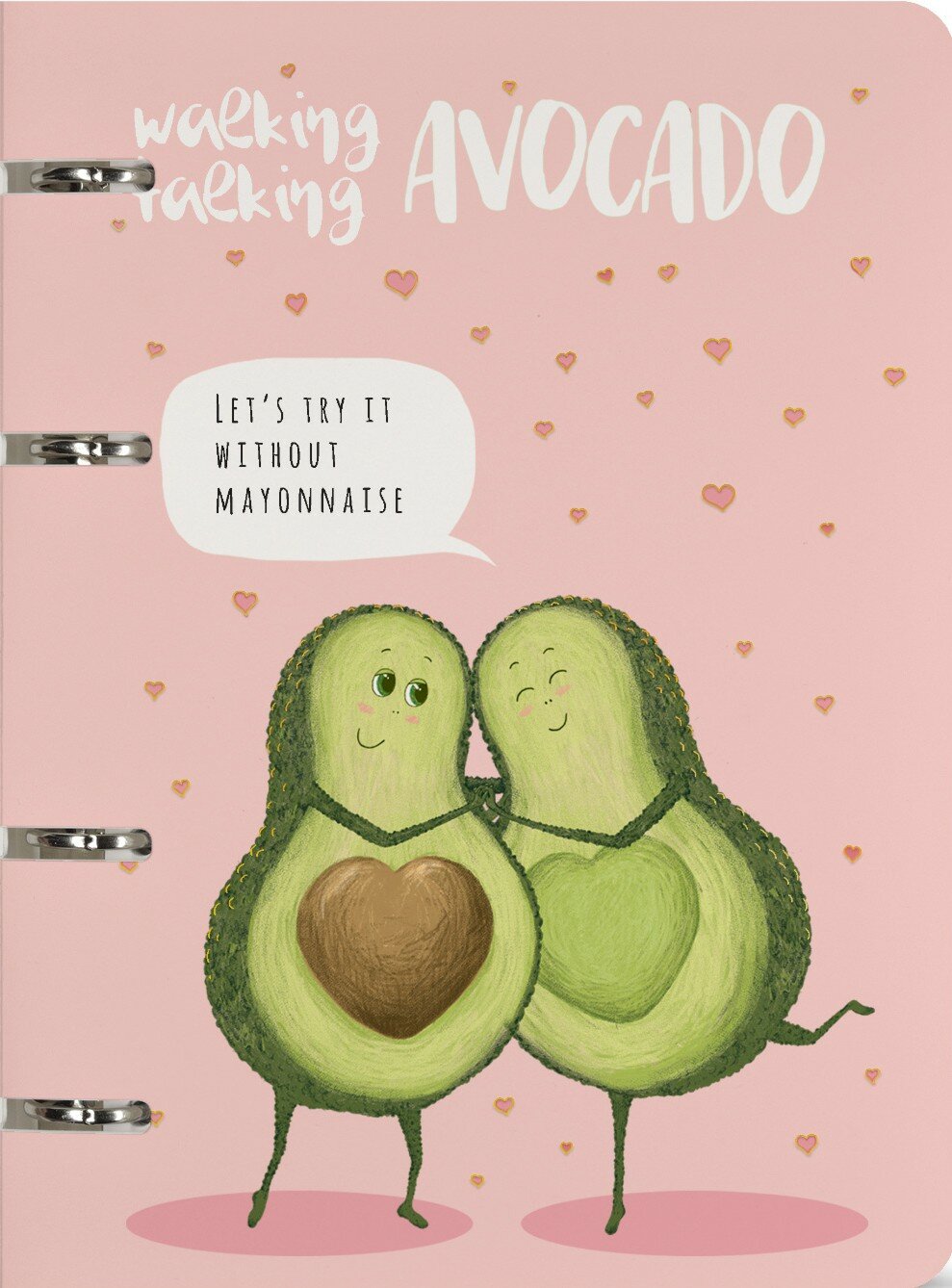 Тетрадь со сменным блоком Авокадо. Любовь, А5+, 80 листов, линейка