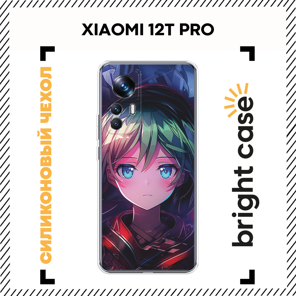 Чехол на Xiaomi 12T Pro / Сяоми 12Т Про с принтом Девушка аниме