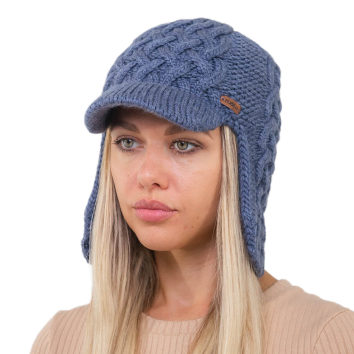 Шапка-ушанка для женщин