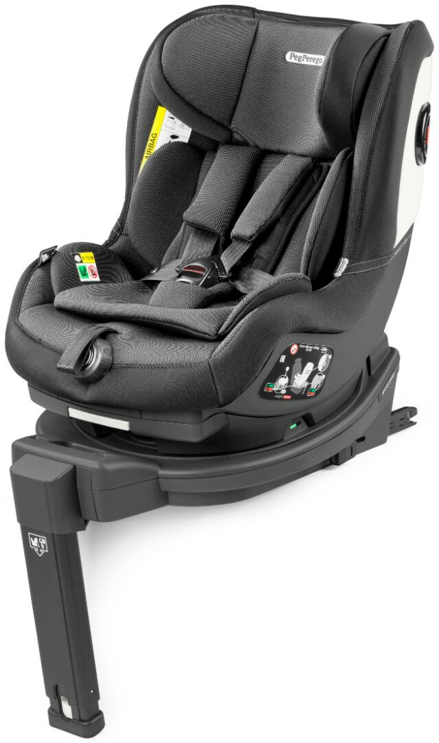 Детское автокресло Peg Perego Viaggio Giro Crystal Black + база 360 isofix