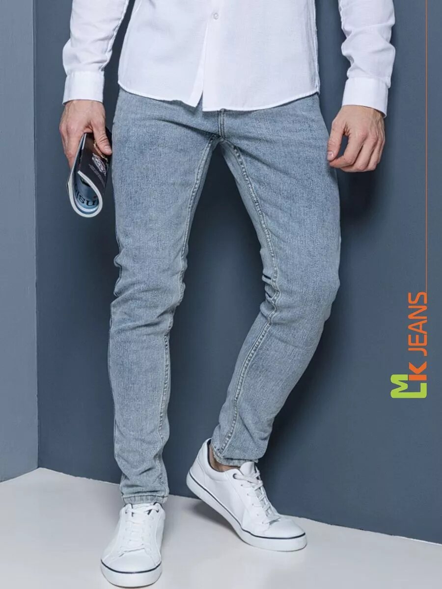 Джинсы зауженные Slim fit 