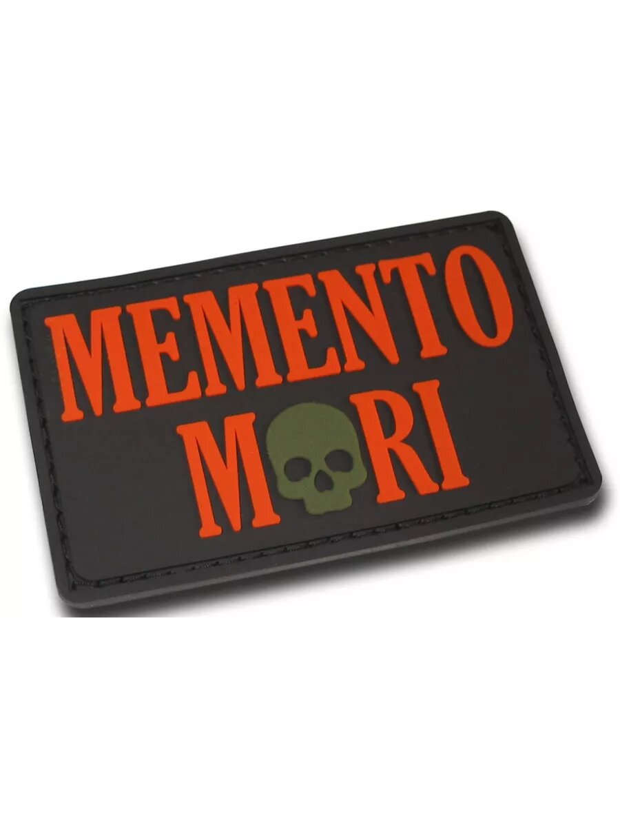 Шеврон на липучке Memento Mori Помни о смерти