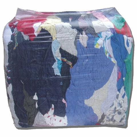 Ветошь трикотаж маечный 1-й сортлоскуты 40×60 см (±10 см)плотность 100-120 г/м2100% хлопок