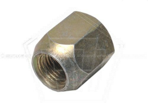 Гайка колеса уаз м14*1,5 н=18 мм для штамп. дисков (ключ 22)